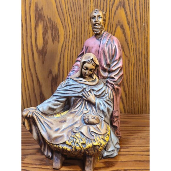 Unknown | Holiday | Vintage Atlantic Mold Holy Family Nativity Figurine ...
